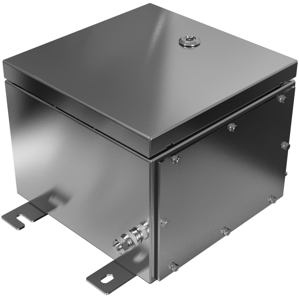 Ex Stainless Steel Flange Enclosure ProtEx Ex empty 260 x 260 x 205 mm ...
