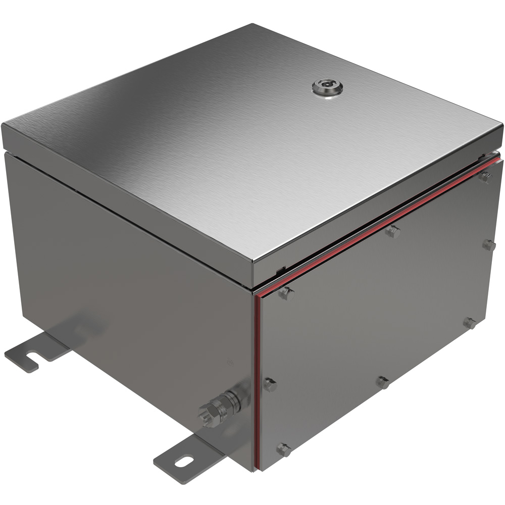 Ex Stainless Steel Flange Enclosure ProtEx Ex empty 306 x 306 x 205 mm ...