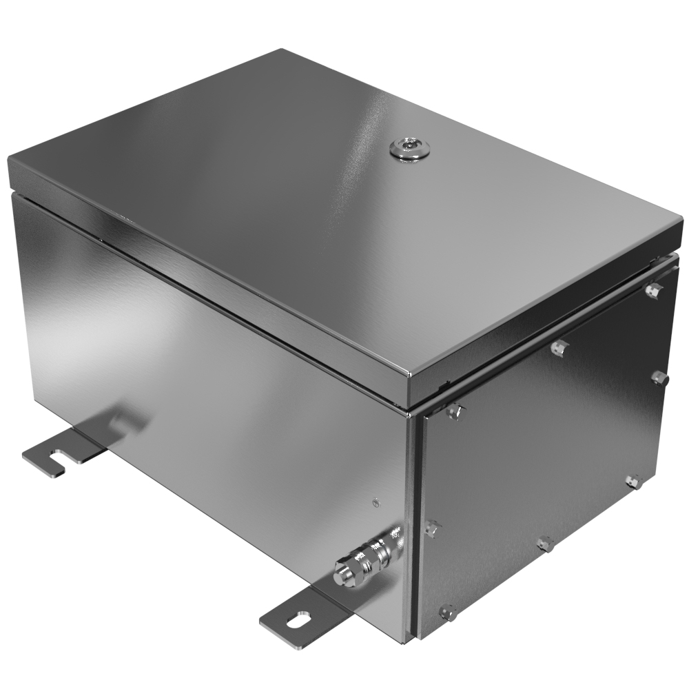 Ex Stainless Steel Flange Enclosure ProtEx Ex empty 380 x 260 x 205 mm ...